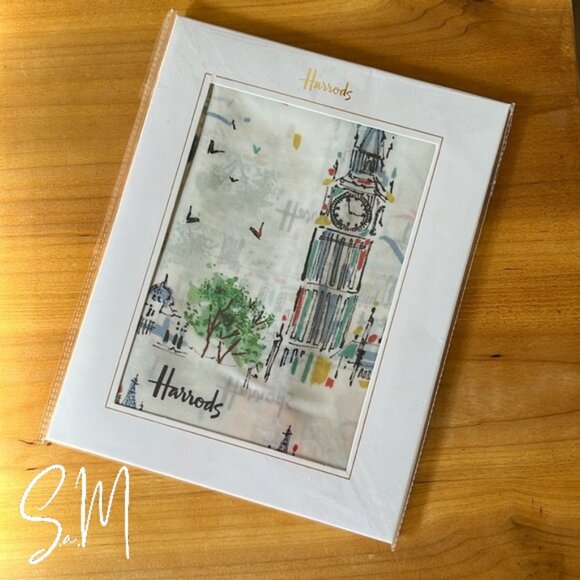 Harrods | Accessories | New Harrods Rainy Day Silk Scarf | Poshmark